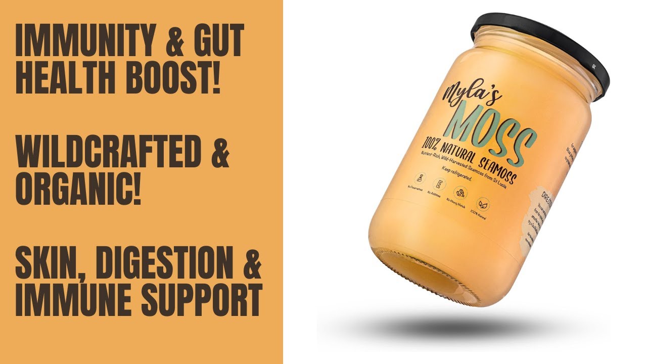 Myla’s Moss Organic Sea Moss Gel | Wildcrafted Irish Moss for Immunity ...