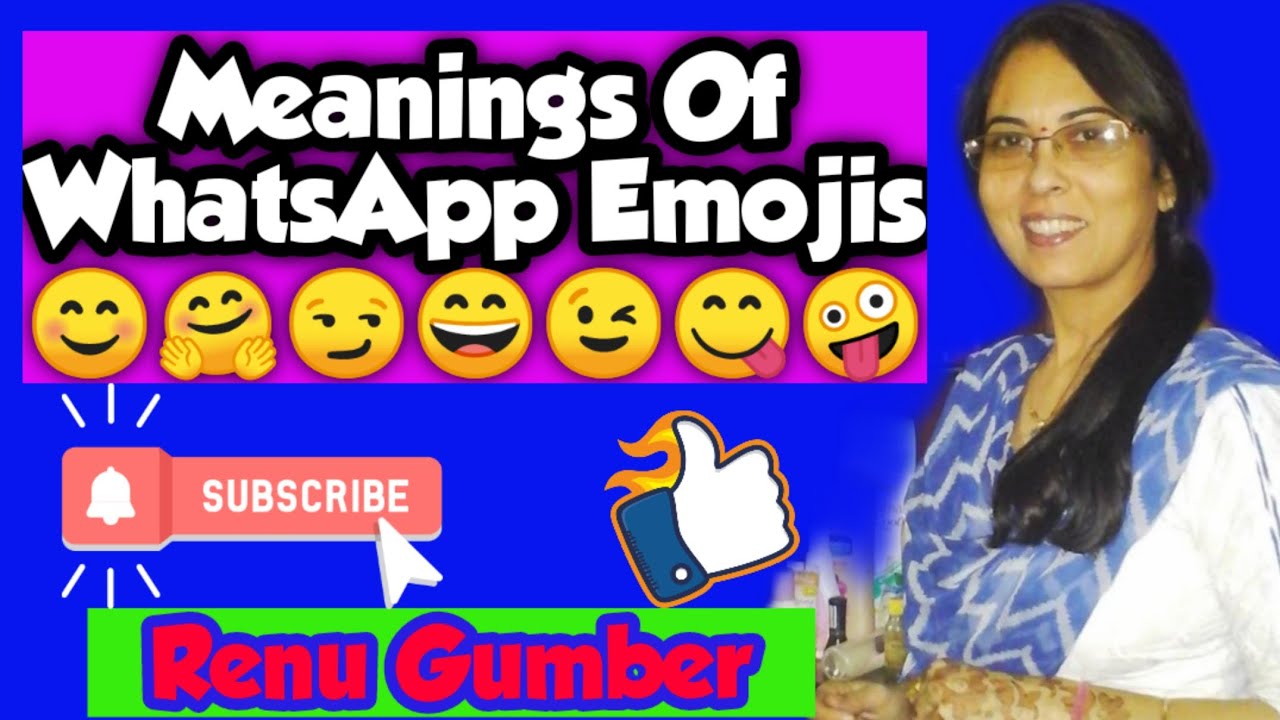 #12 All Emoji Meanings | How To Use Whatsapp Emojis | Meanings and Uses Of Emojis Renu Gumber ...