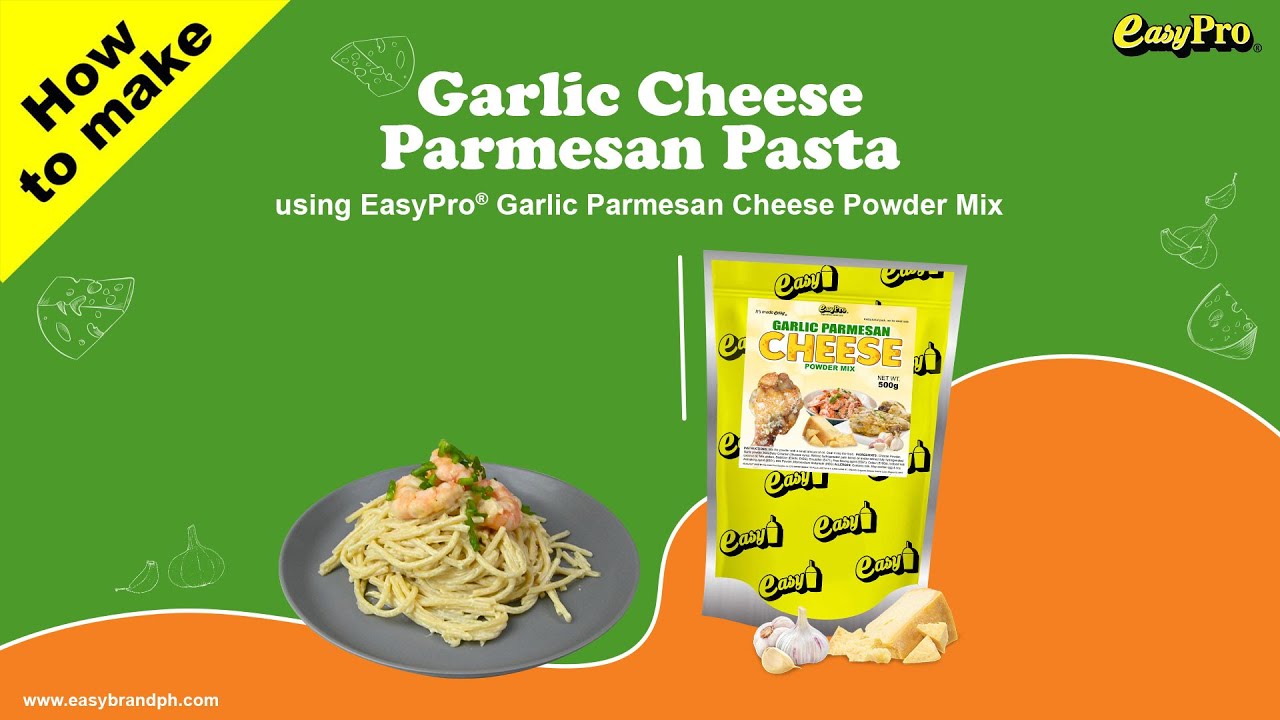 Garlic Parmesan Cheese Pasta using EasyPro® Garlic Parmesan Cheese ...
