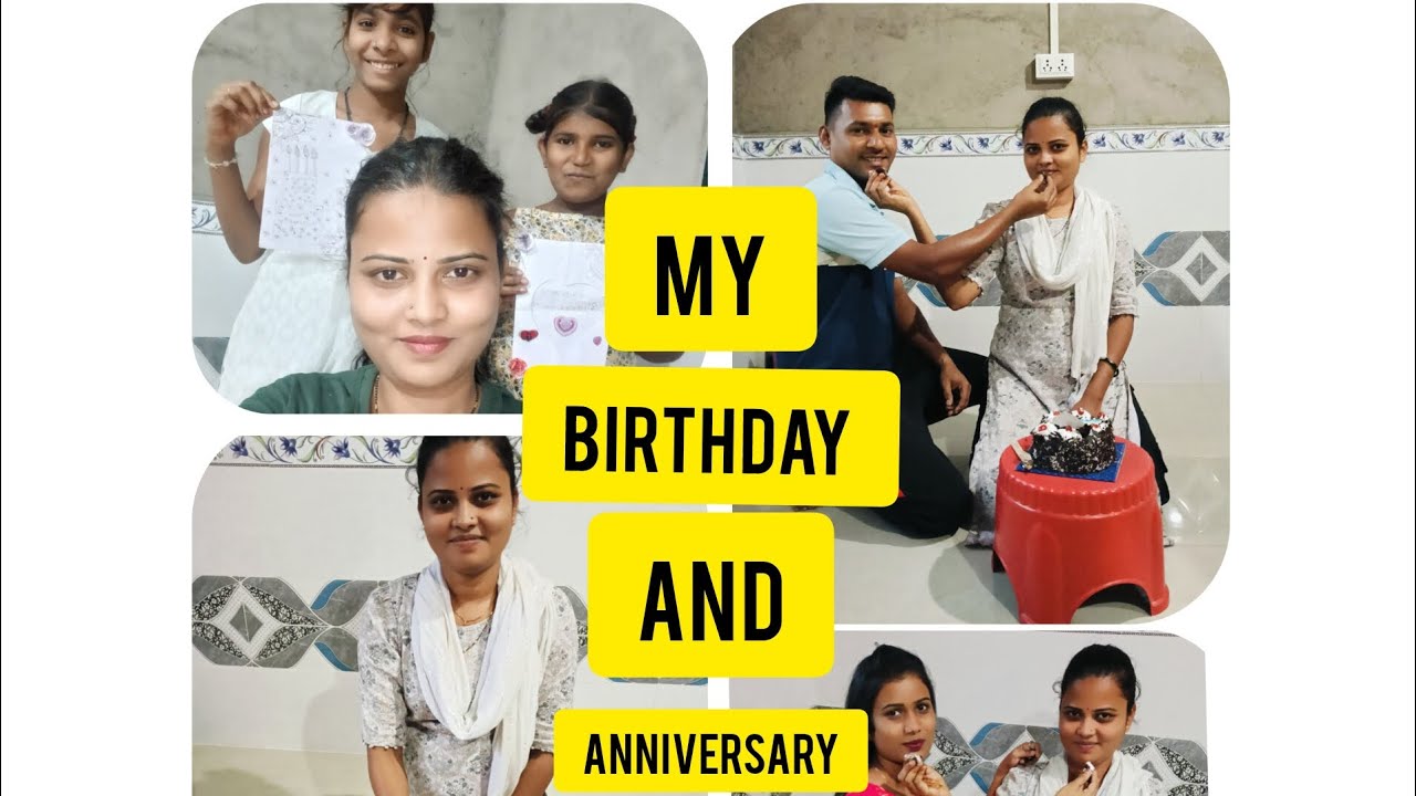 My anniversary 4 years complete 🫶and birthday celebration 🫶🥳🎊🎉😍🎂 - YouTube