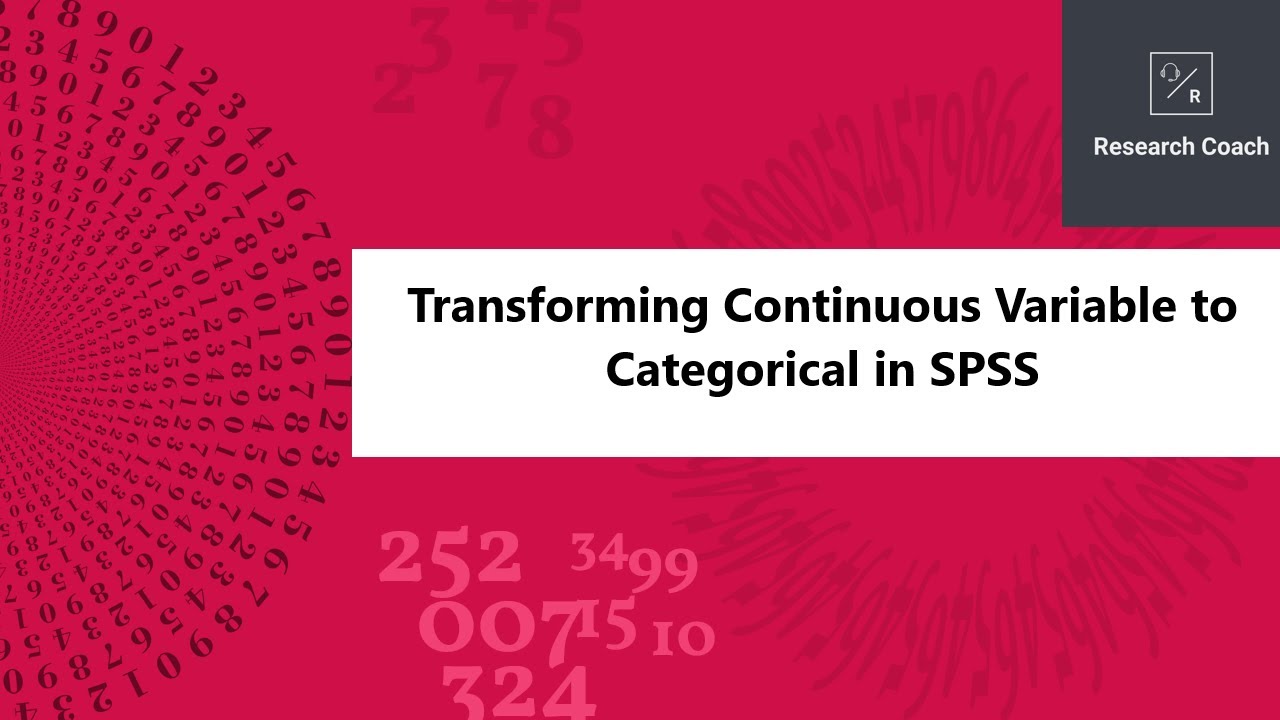 Transform Continuous Variable Into A Categorical Variable Using SPSS Transform Continuous Variable Into A Categorical Variable Using SPSS