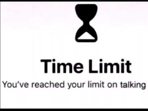 Time limit on talking (meme) - YouTube