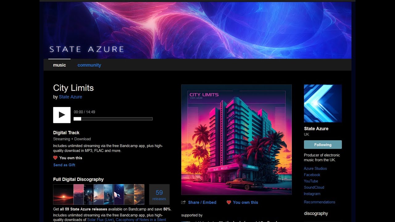 A Homage to Jan Hammer- State Azure - YouTube