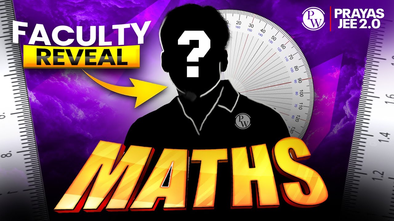 THE HUNTER of MATHS☠️ - Faculty REVEALED 🔥 || Prayas JEE 2.0 2026 - YouTube