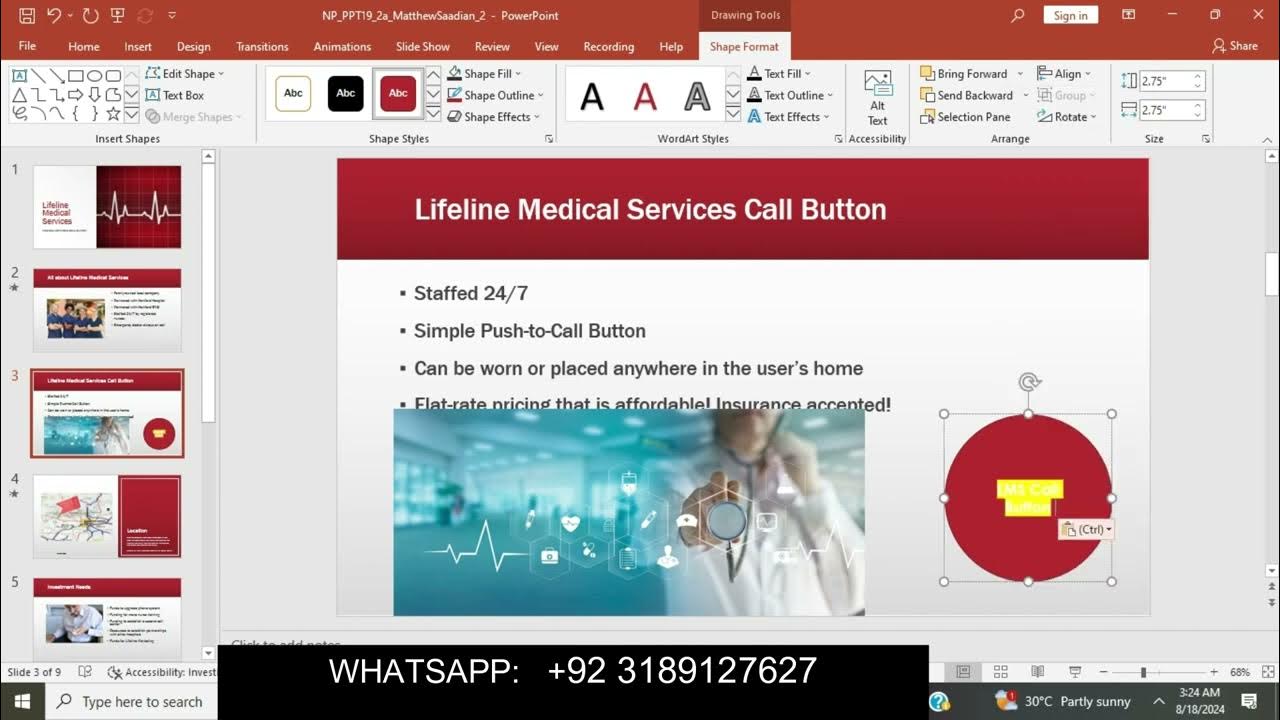 PowerPoint 2019 | Module 2: SAM Project 1a | Module 2: SAM Project 1a ...