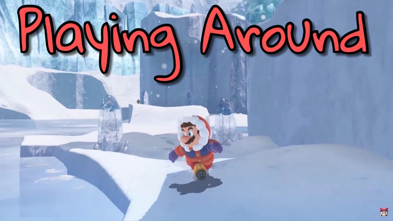 Playing around in Snow Kingdom (Shiveria) - Super Mario Odyssey - YouTube