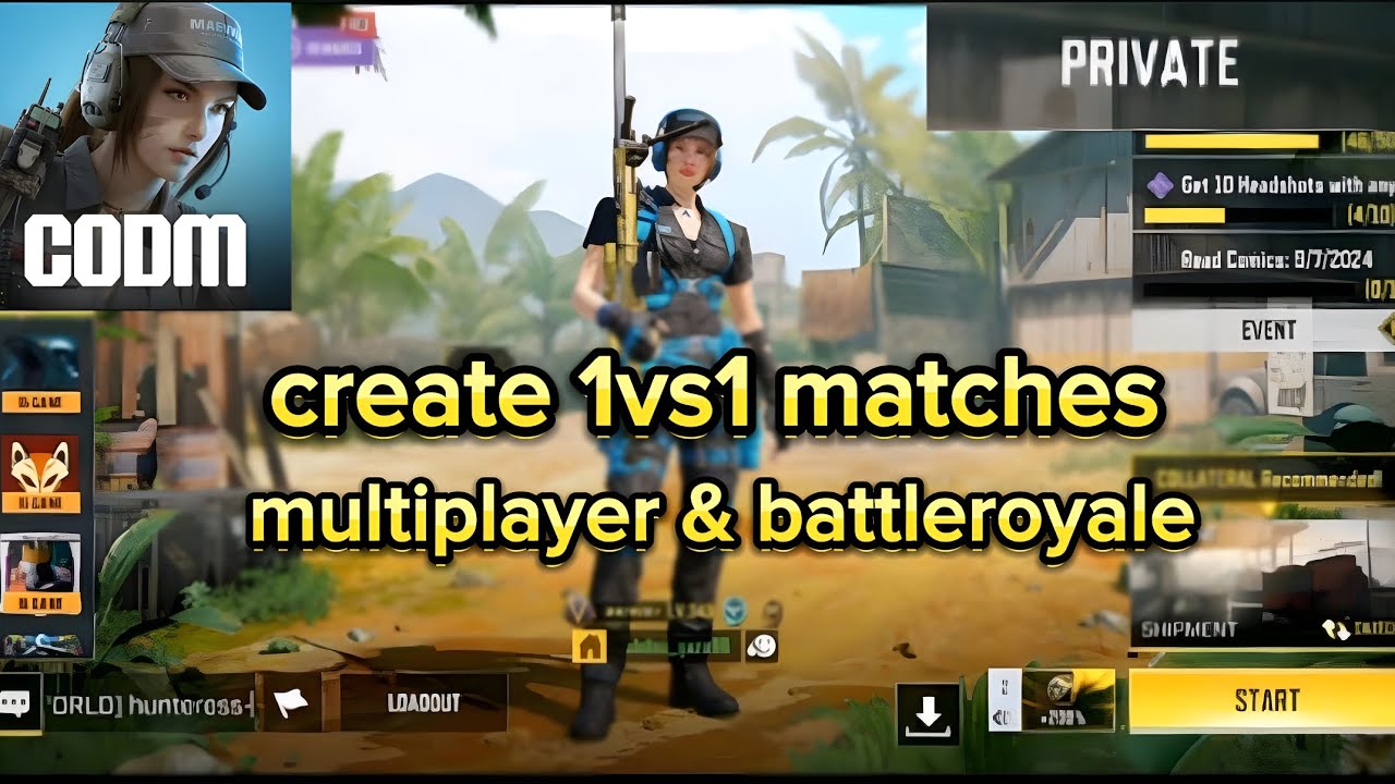 codm: how to create custom matches in battle royale & multiplayer(1vs1 ...