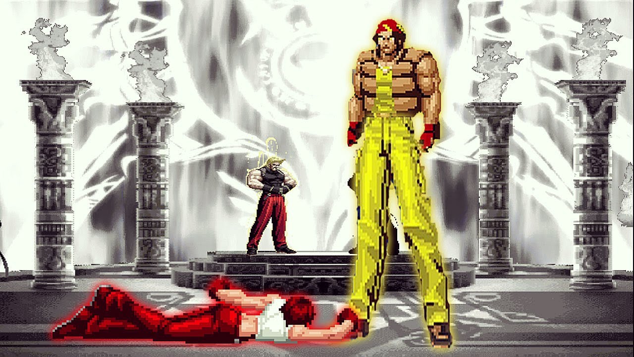 [KOF Mugen] Ralf 15 Team Vs Vanessa Blood Team - YouTube