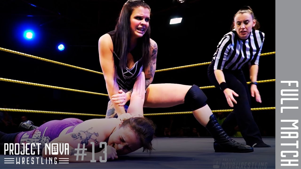 Women's Wrestling — Jane Nero vs. Jessy Jay | Independent Women's Title Match (NOVA #13) - YouTube