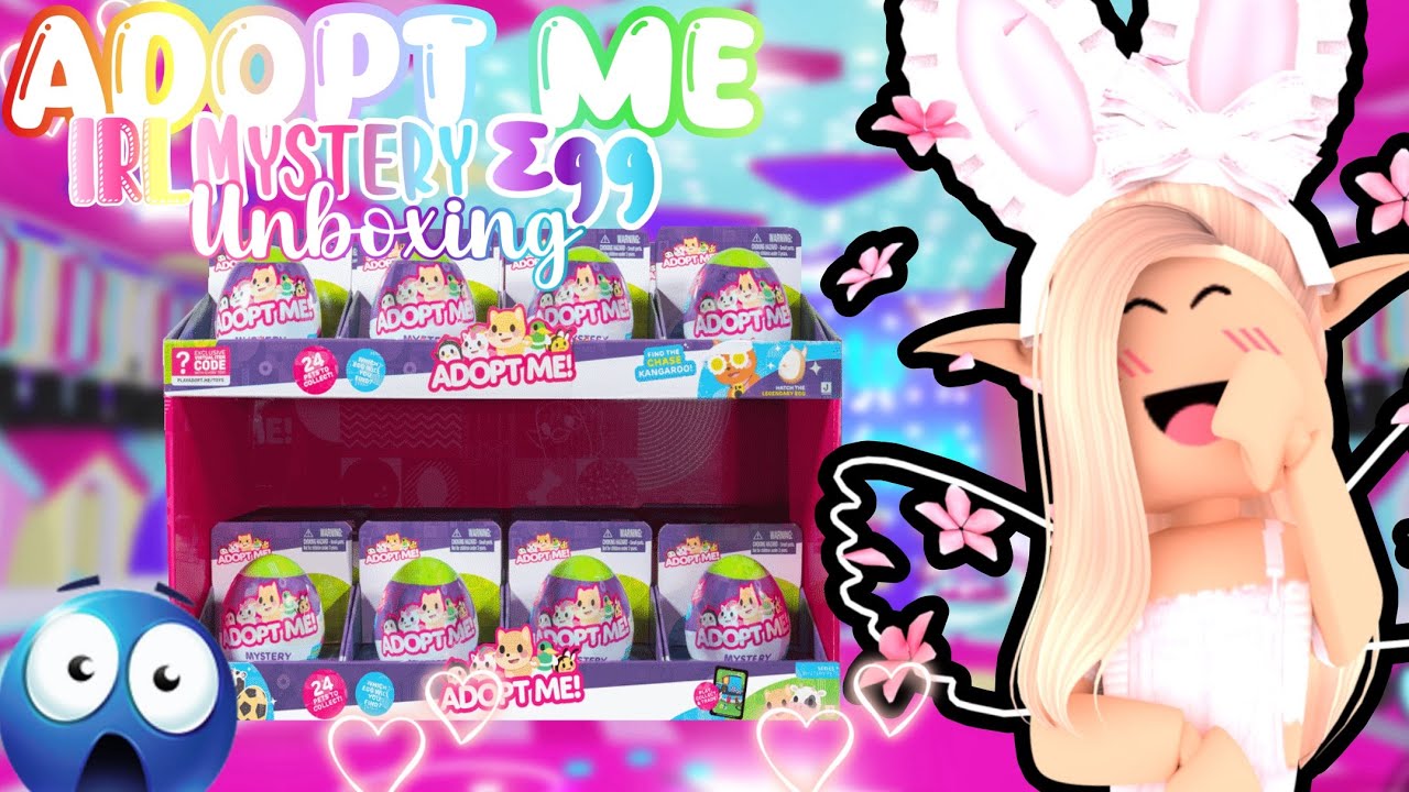 ADOPT ME TOYS IRL! 😱 *MYSTERY EGG UNBOXING* (SUCH CUTE PETS!) 💕 | 💕 ...