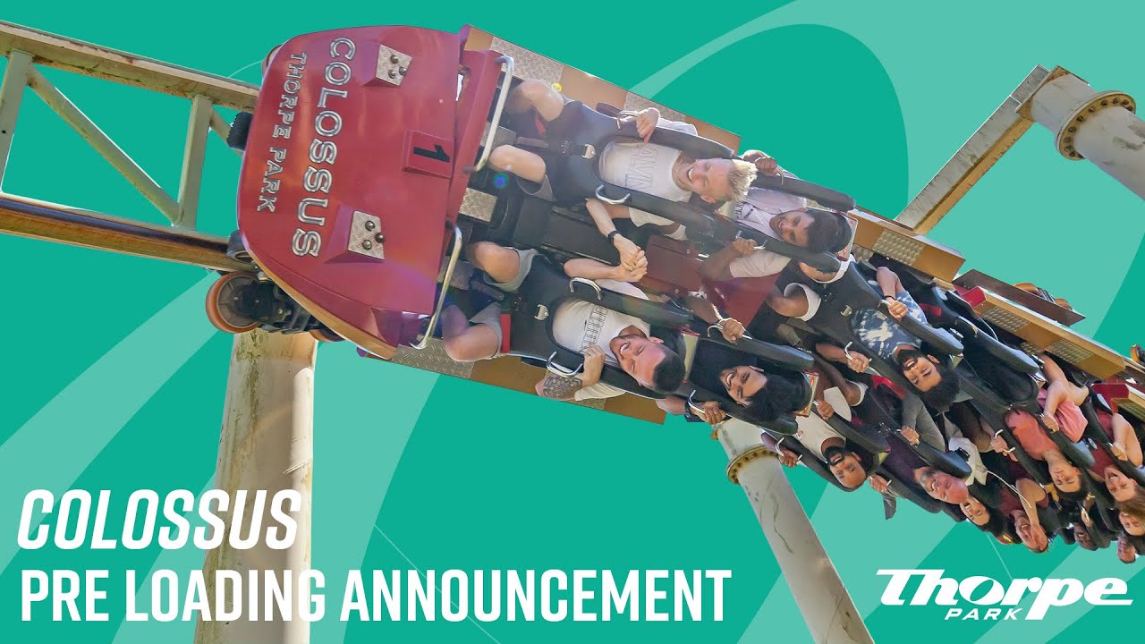 Thorpe Park - Colossus Pre-Loading Announcement (2025) - YouTube