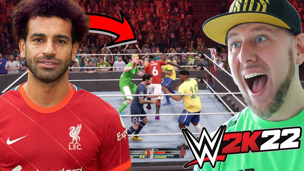 WWE 2K22 | Football Royal Rumble - YouTube