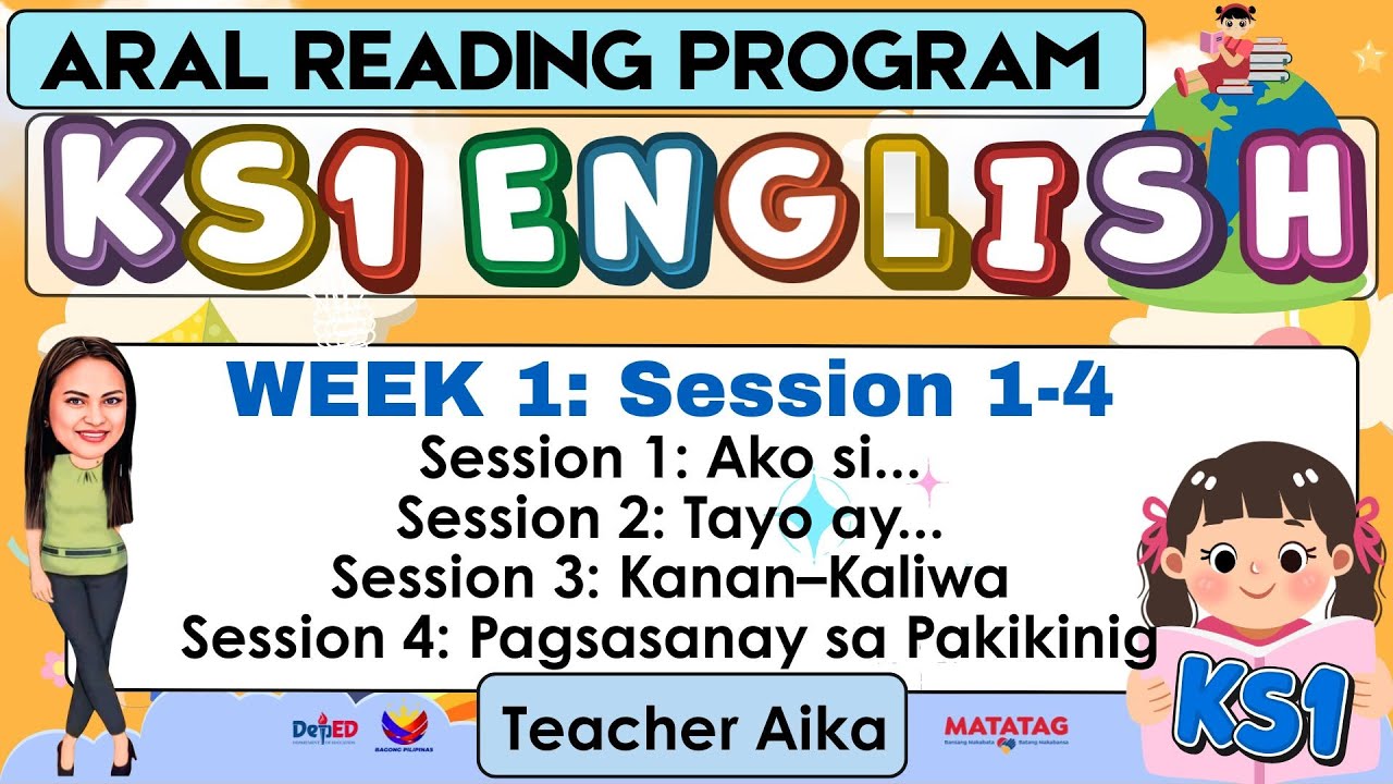 ARAL Program KS1 English | Week 1 Session 1 - 4 | Grade 1 to Grade 3 # ...