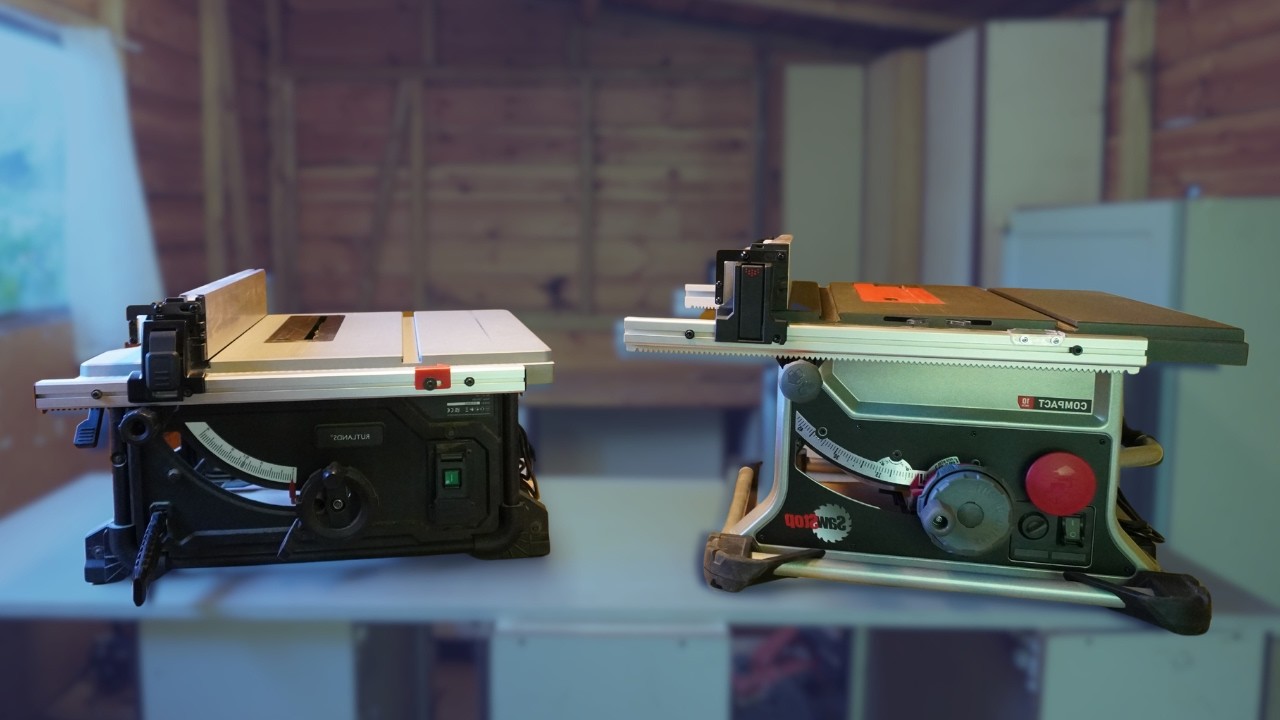 SawStop CTS vs Rutlands Table Saw | Premium vs budget Jobsite Saws ...