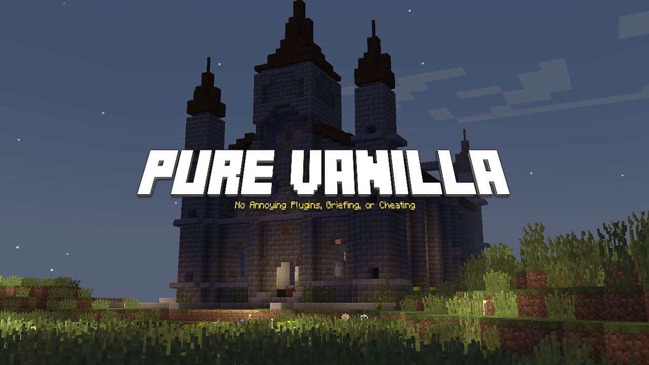 Minecraft Pure Vanilla Minecraft - YouTube