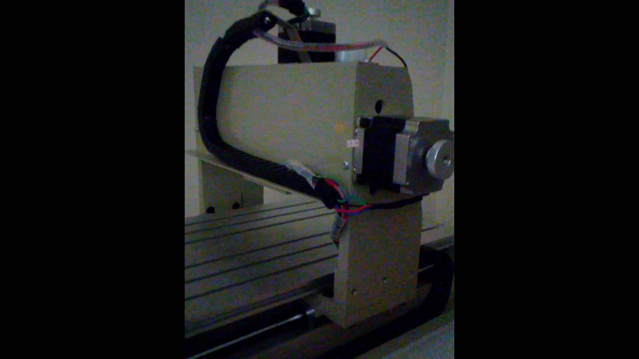 Cnc 3020T router with uc100 and mach3 - YouTube