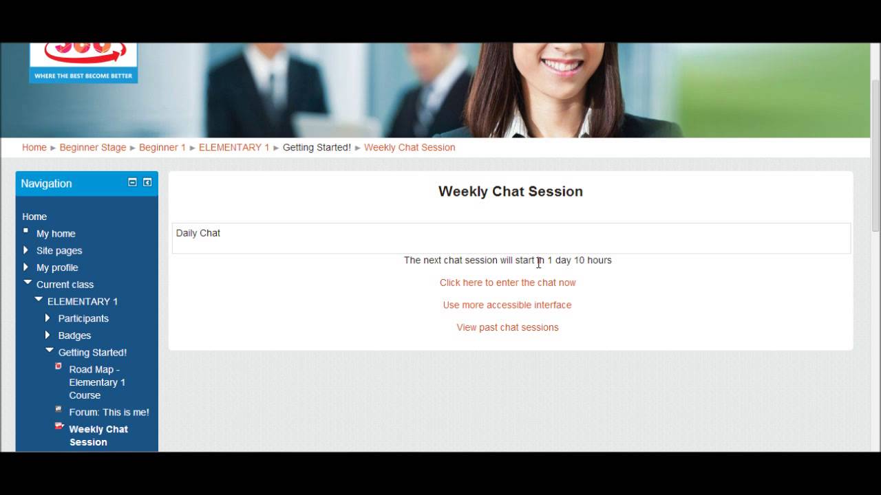How to participate in weekly chat sessions - YouTube