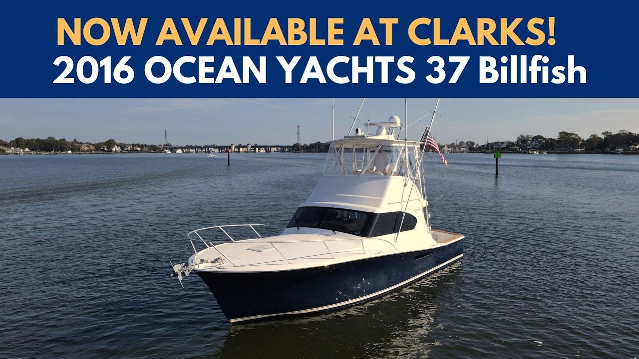 37 Ocean Yachts Billfish 2016 - YouTube