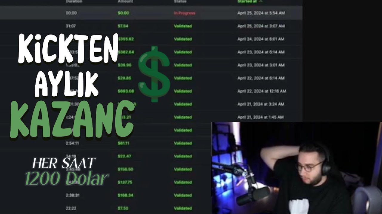 ERAY KİCK HAKKINDA AÇIKLAMA!! l YENİ PLATFORM, AYLIK KAZANÇ, KCIP ...