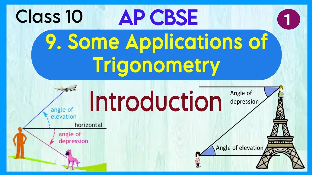 Class10, Some Applications of Trigonometry, Introduction, AP New ...