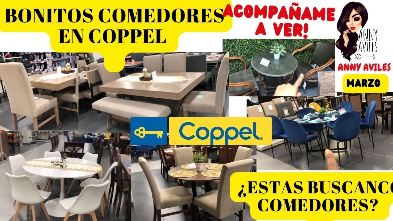 MUEBLES BONITOS EN COPPEL NUEVO COMEDOR AZUL - YouTube