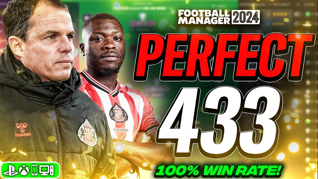 My *New* PERFECT 433 FM24 Tactic! (100% Win Rate) | Best FM24 Tactics ...