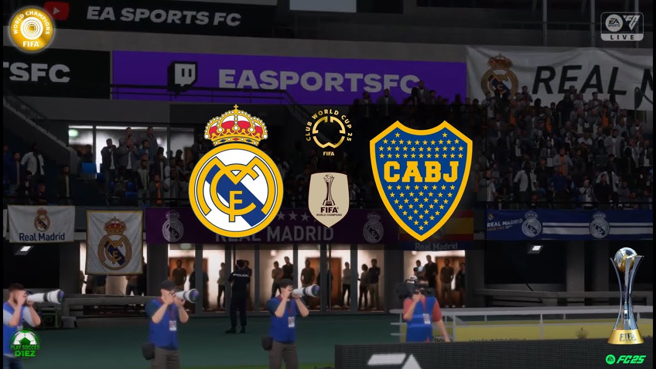 REAL MADRID vs BOCA JUNIORS | FINAL - MUNDIAL DE CLUBES | EA FC25 | PS ...