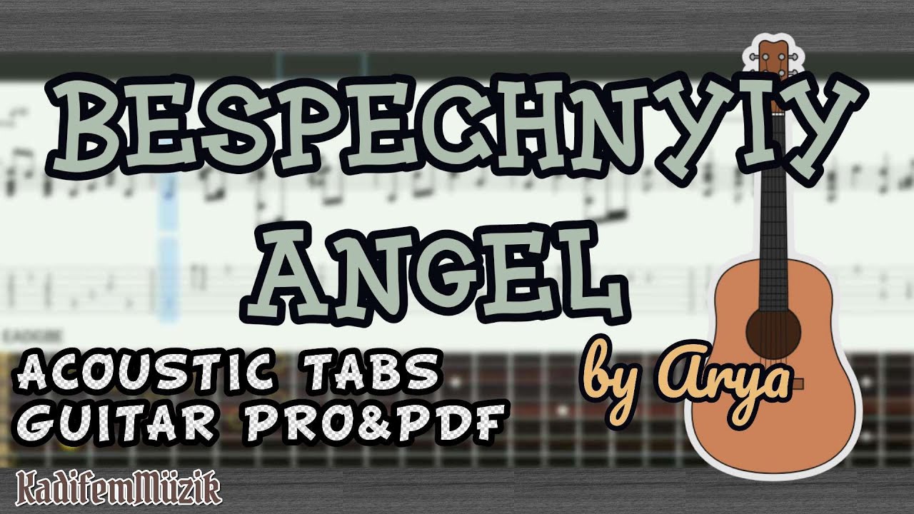 Bespechnyiy Angel by Arya Easy Acoustic Guitar Tutorial Tabs - YouTube