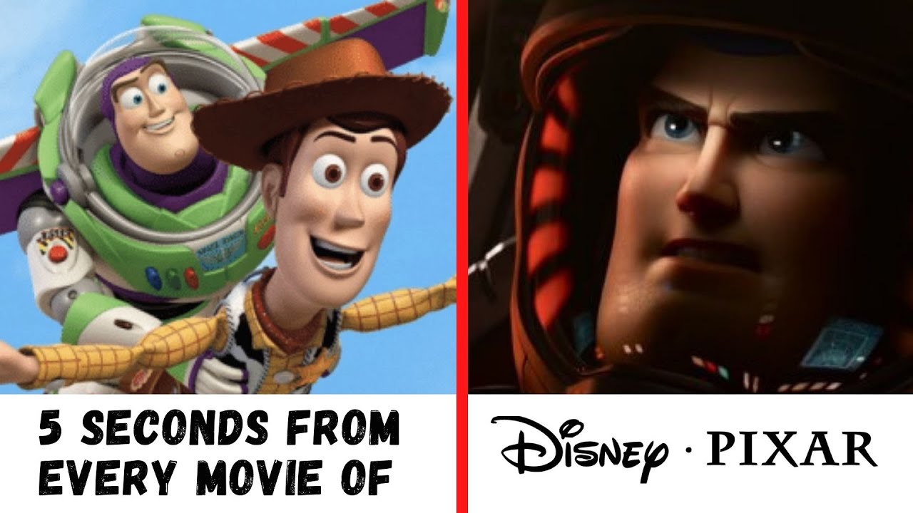 5 Seconds from Every Pixar Movie So Far - YouTube