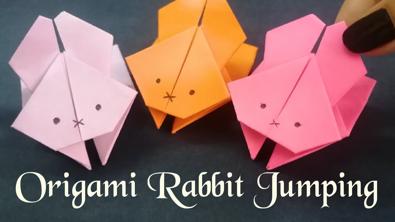 Origami Rabbit : easy origami rabbit tutorial - YouTube