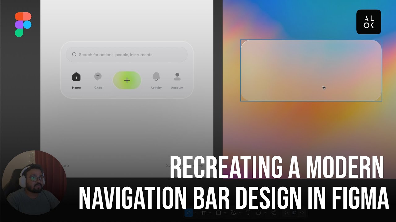 Recreating a Modern Navigation Bar Design in Figma | Pinterest Design ...
