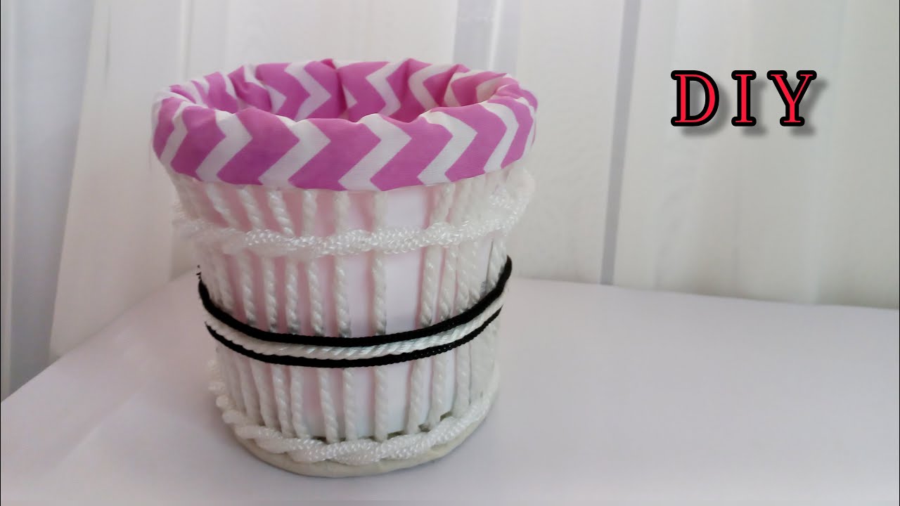 DIY! 😍 /TURN AN ORDINARY BUCKET INTO AN DURABLE ORGANIZER! / CRAFTS FOR ...
