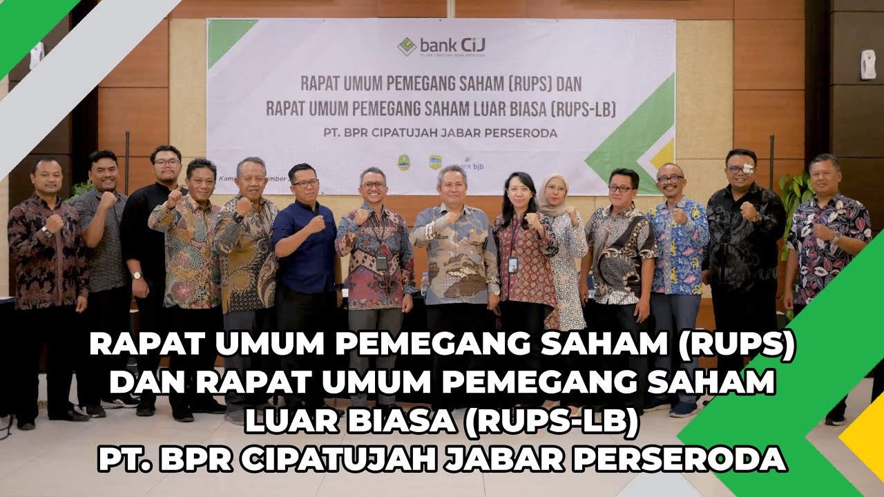 Rapat Umum Pemegang Saham Luar Biasa (RUPS-LB) Tahun 2024 - YouTube