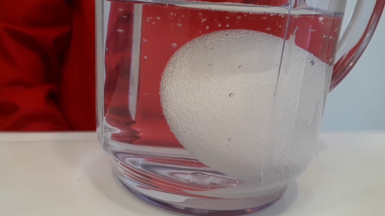 How to make a rubber ball from egg - YouTube