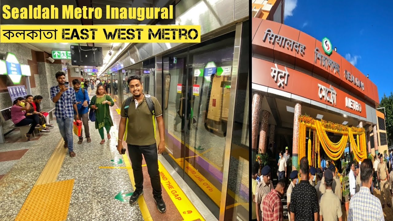 Sealdah Metro Inaugural | Kolkata East West Metro | Sealdah To Saltlake ...