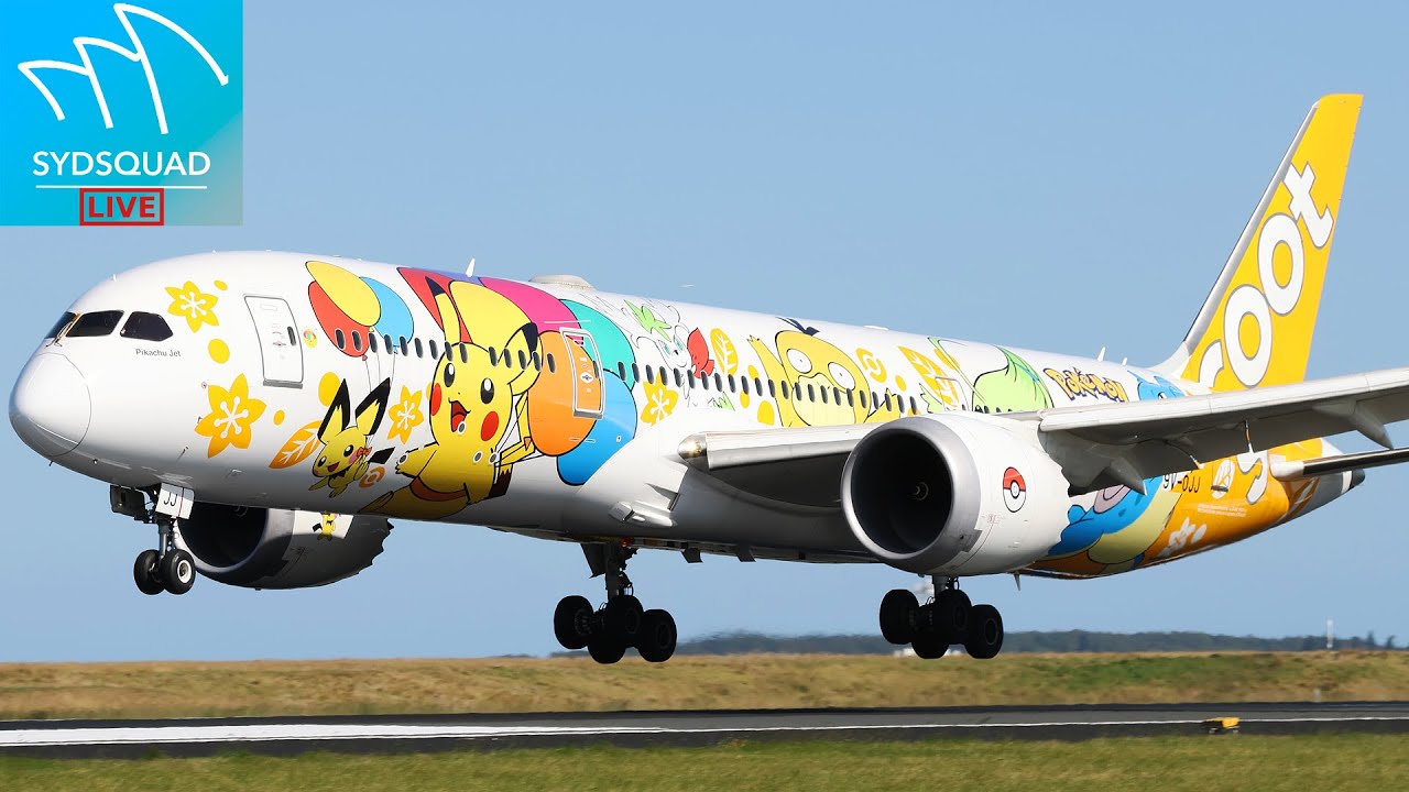 20MINS SMOOTH Sydney Airport Plane Spotting Live Highlights 2022 by ...