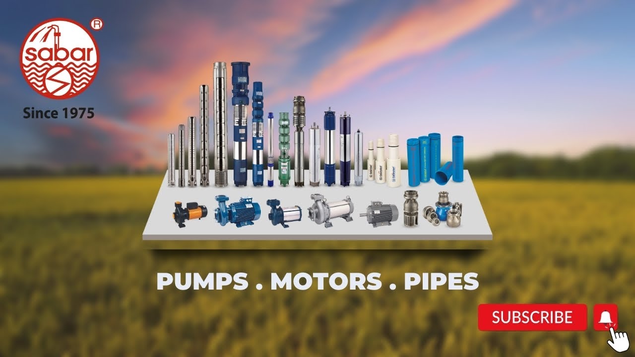 Manufacturers and Exporters of Pumps, Motors & Pipes | SABAR Group of ...