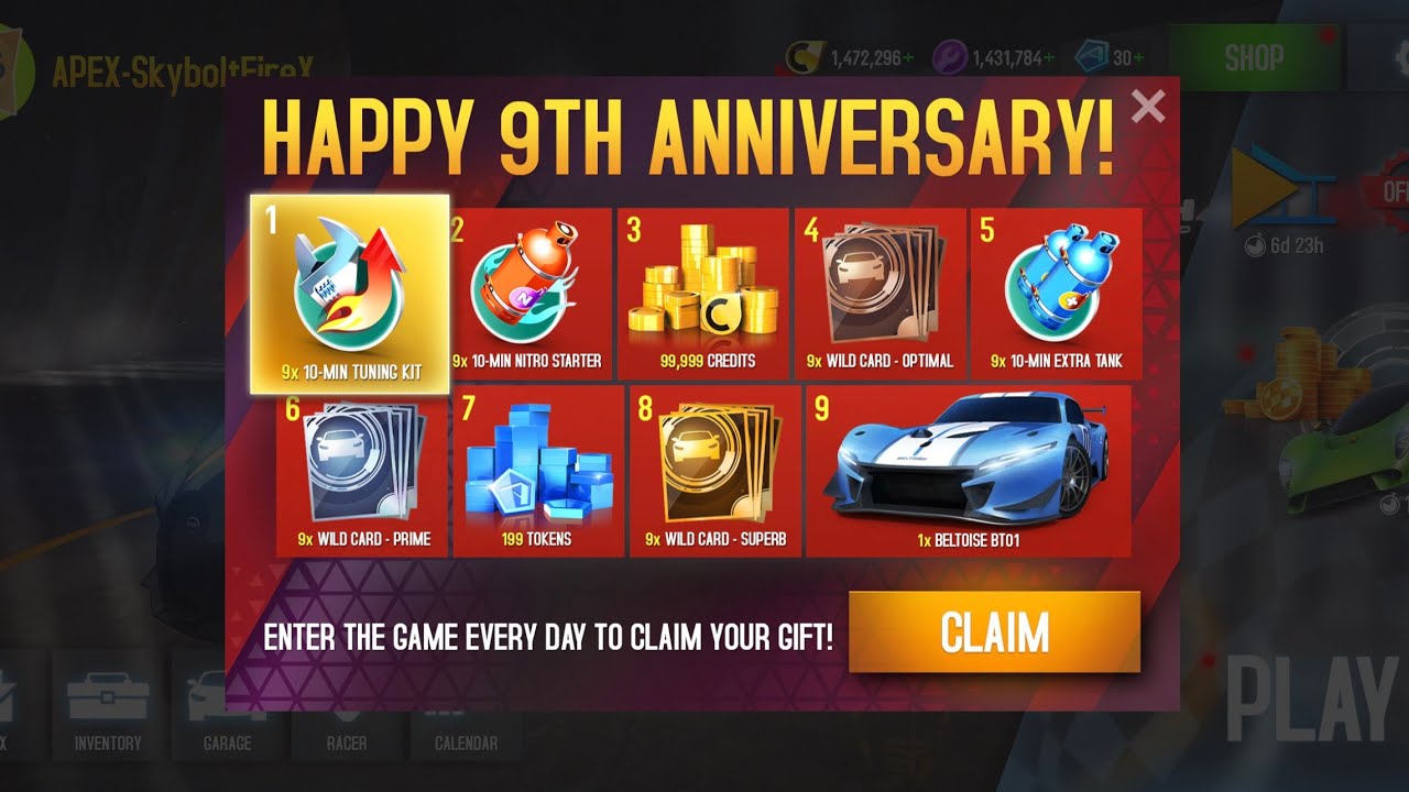 Asphalt 8 | Login rewards and ‘NEW AD SYSTEM’ is here! - YouTube