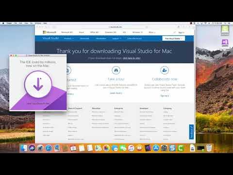 CSIS 111B Download and Install of Visual Studio Community on a Mac Computer - YouTube
