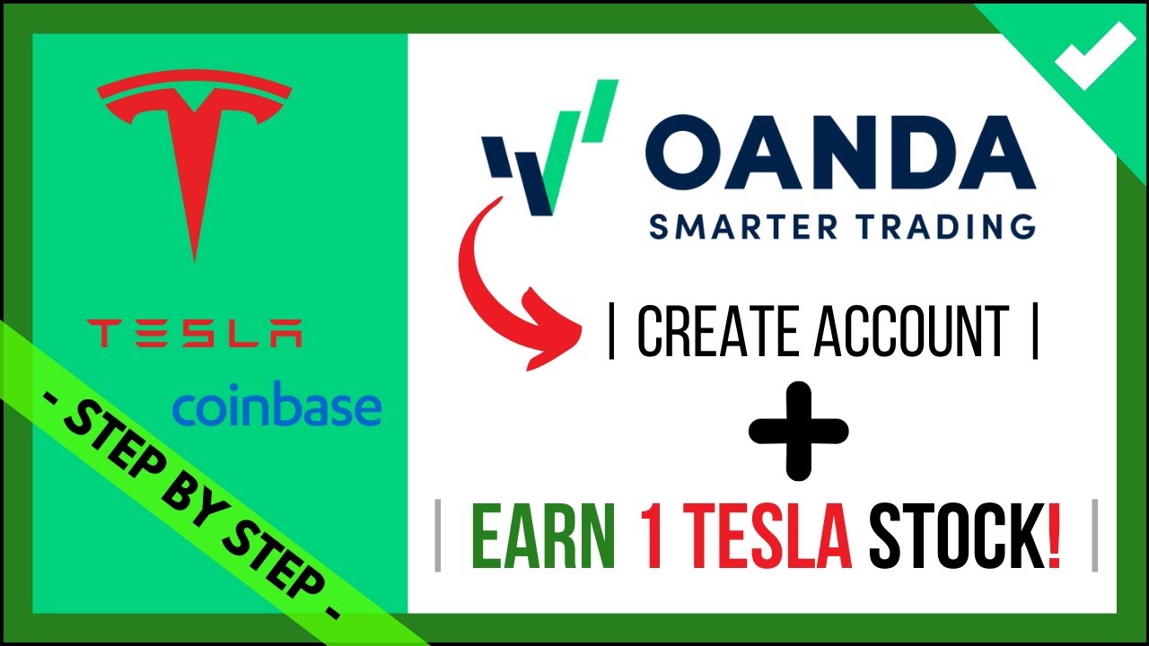 ️ How to Create an OANDA Account and WIN 1 TESLA STOCK by FREE ️ 📈 ...