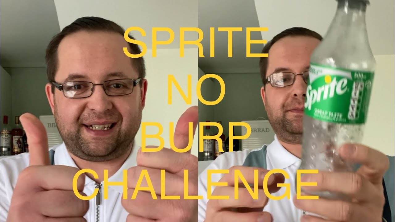 500ml Sprite No Burp Challenge - YouTube