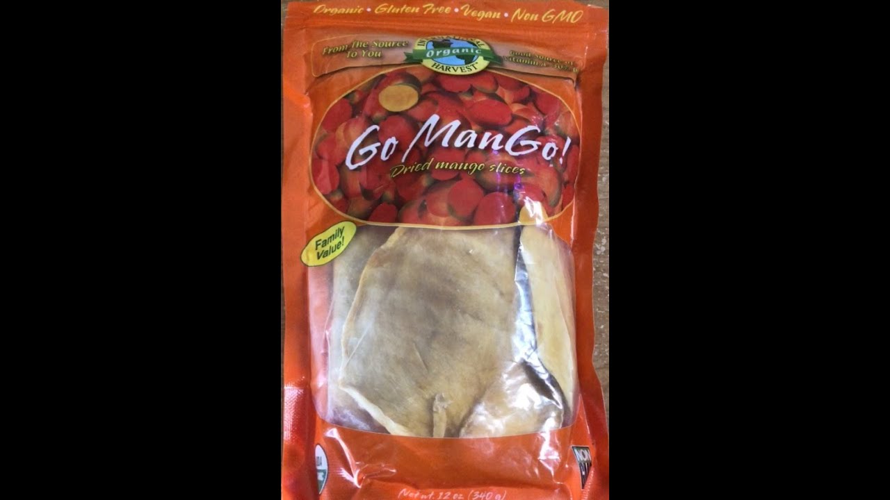 Go ManGo! Organic Dried Mango Slices Review - YouTube