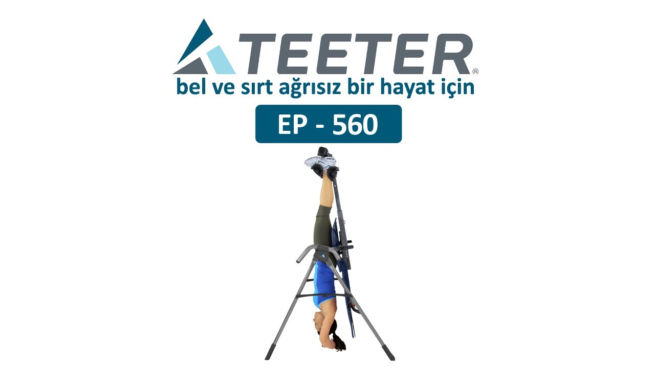 Teeter Inversion Table EP 550 Baş Aşağı Duruş Aleti Bel ve Sırt Ağrısı ...