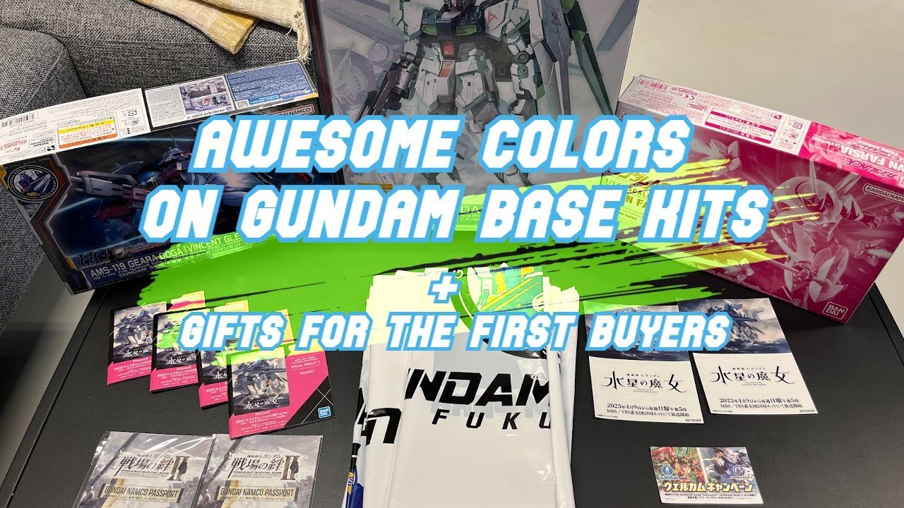 Gundam Runners Walkthrough with Awesome colors from Gundam Base + Gifts ...
