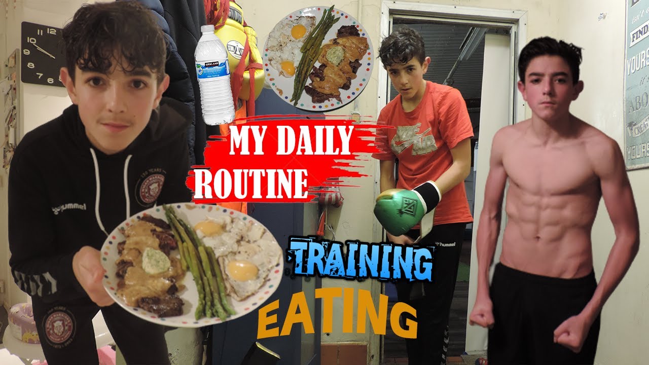 My daily routine|Training, Eating etc - YouTube