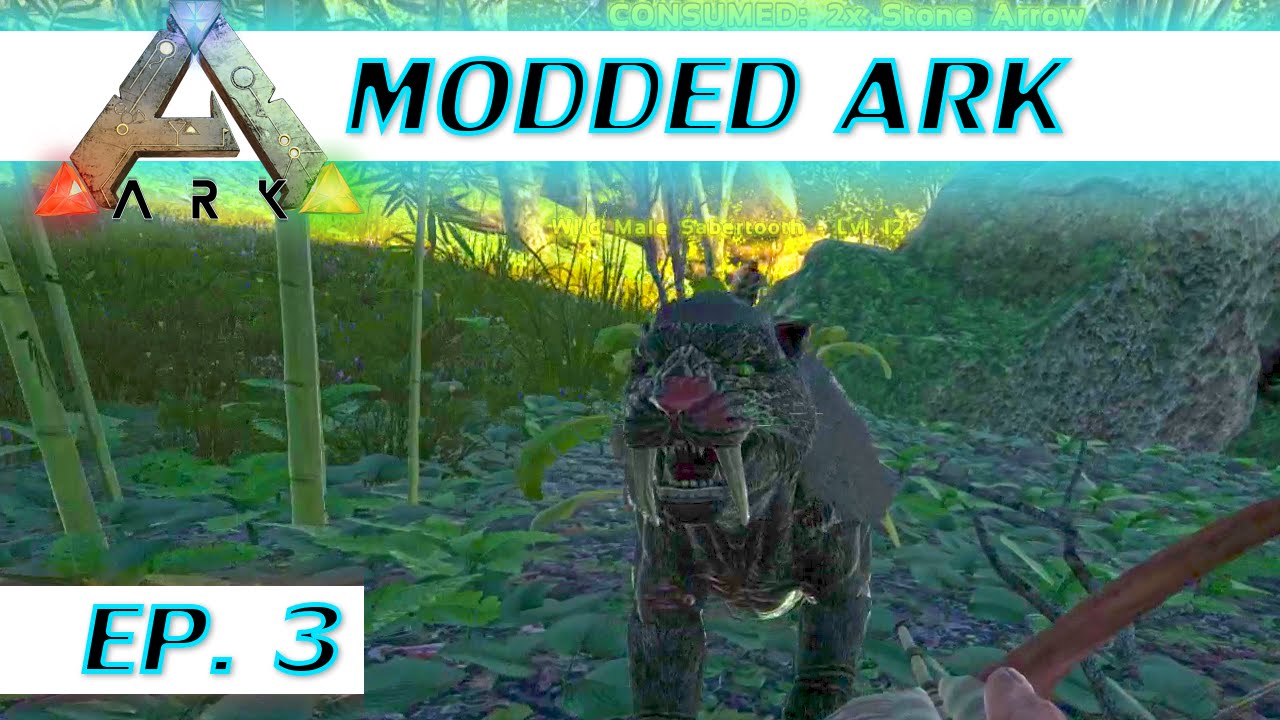 Surprise cat in the Center - Modded ARK: Survival Evolved let's play ...