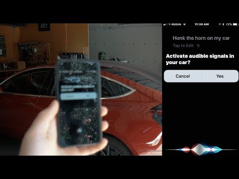Control your Tesla with Siri!! (Best Commands) - YouTube