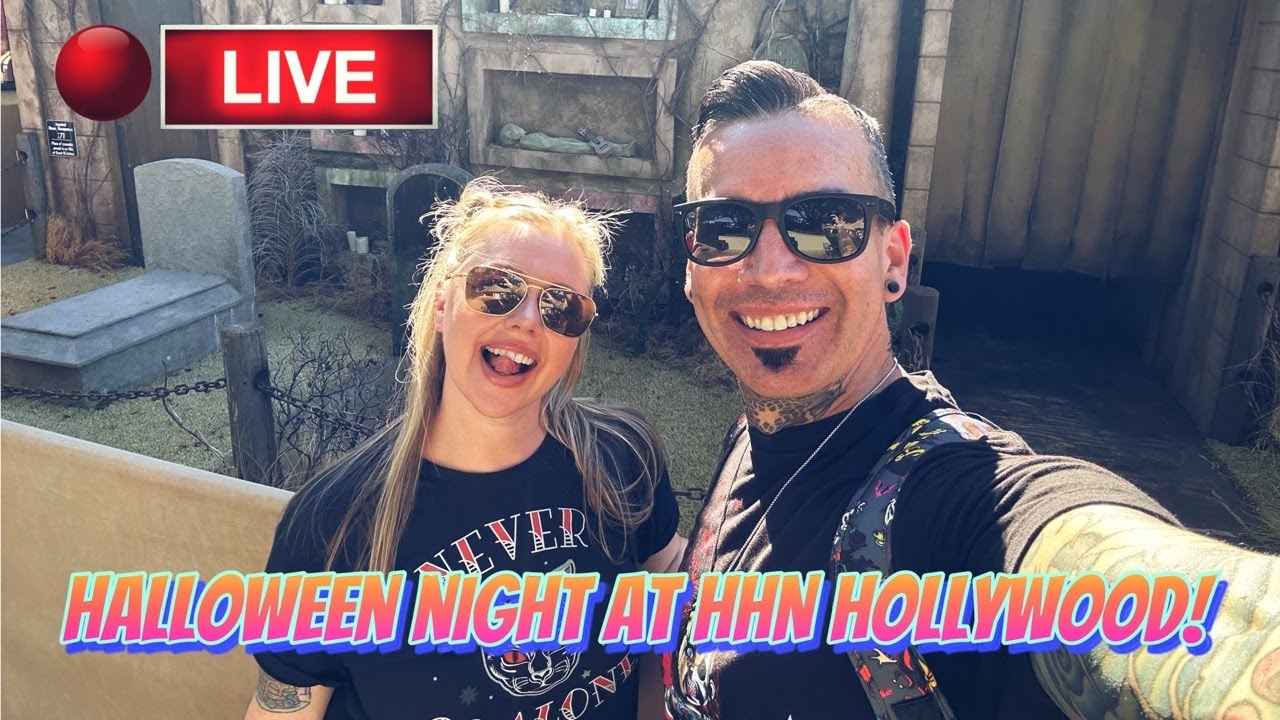 🔴Live HHN at UNIVERSAL STUDIOS HOLLYWOOD HAPPY HALLOWEEN NIGHT! - YouTube