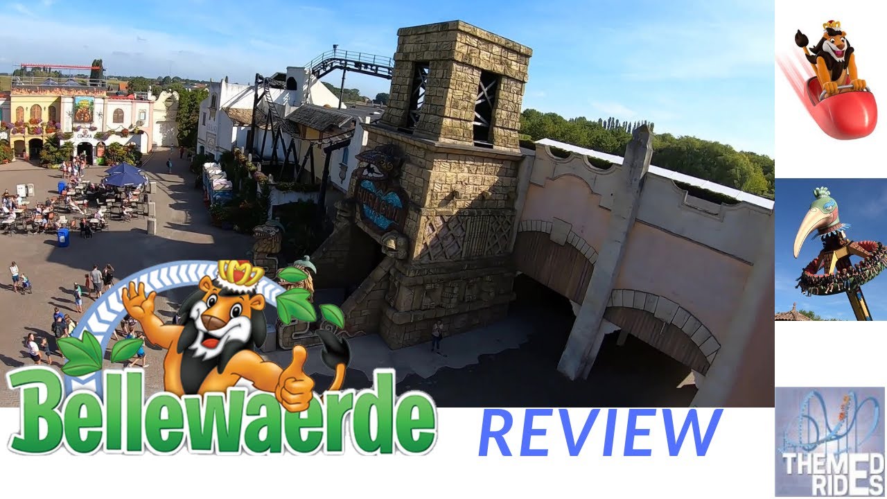 Bellewaerde Belgium/België, Ieper, Themed Rides, 2019 Huracan onrides ...