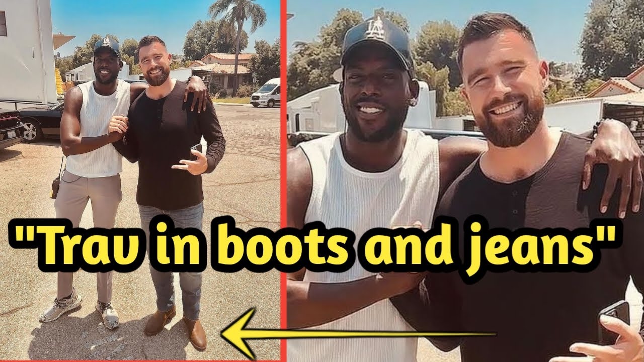 "Travis Kelce TURNS Heads in BOOTS and JEANS on SET with Larry McGee – Fans Can’t Get Enough ...